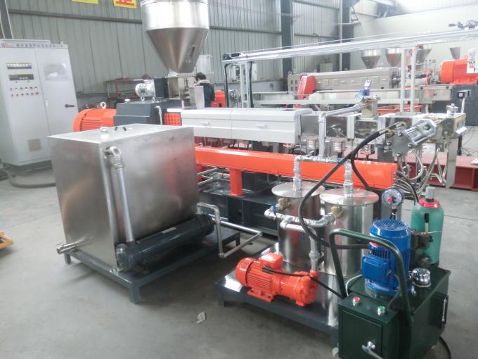 AS/PA/PC Carbon Fiber Plastic Pellet Extruder High Efficiency Heat Transfer