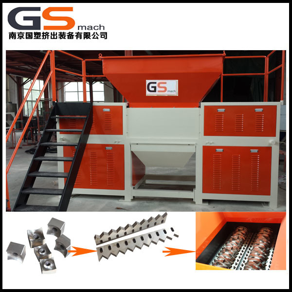 Packing Belt / Fishing Nets Plastic Shredder Machine With Unique Knife ...